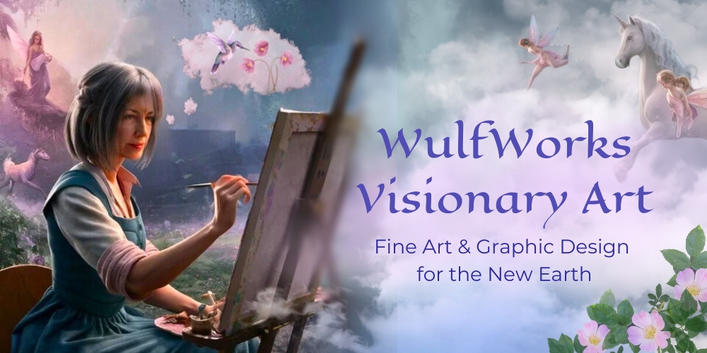 WulfWorks Visionary Art - Inspirational, Wolves, Faery, Goddess